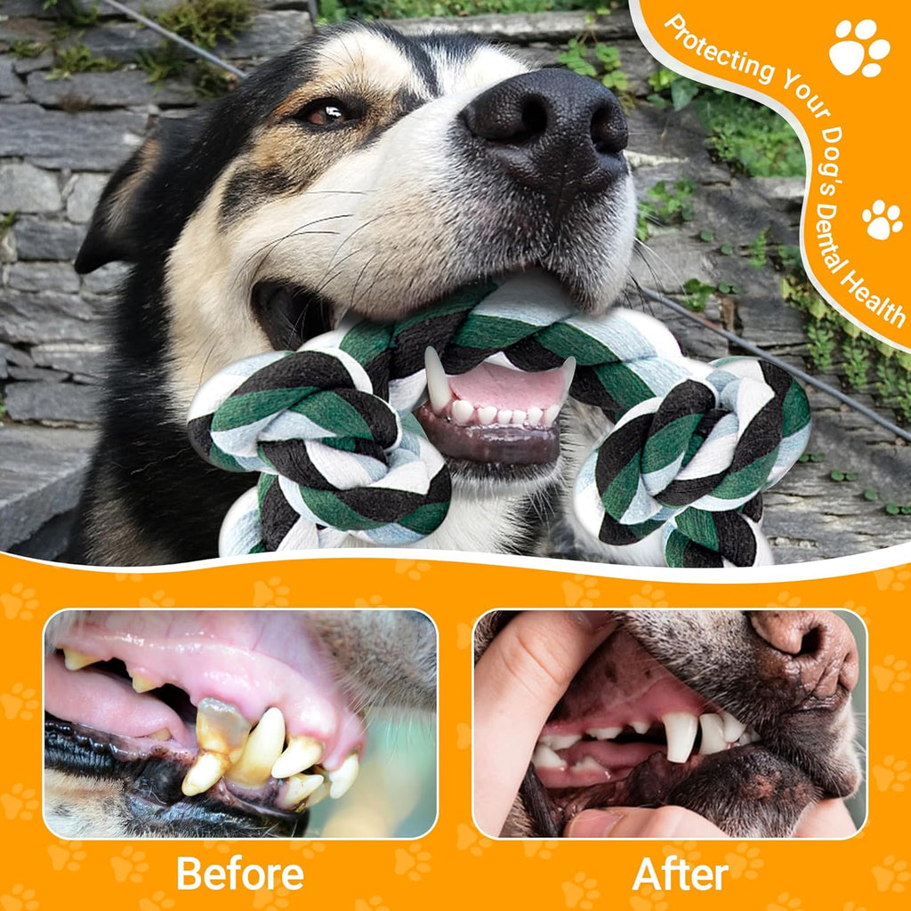 XXL Dog Rope Chew Toy for Aggressive Heavy Duty Chewers 40" – Cherished ...